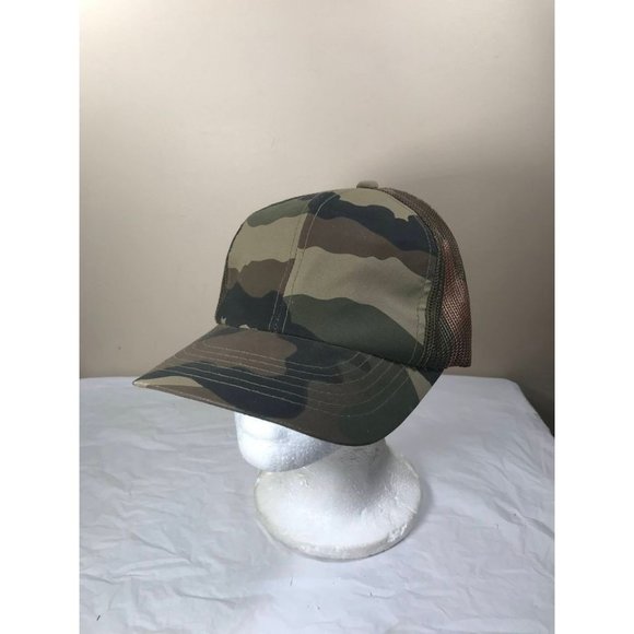 Duck Bay | Accessories | Vintage Duck Bay Blank Camo Trucker Mesh ...